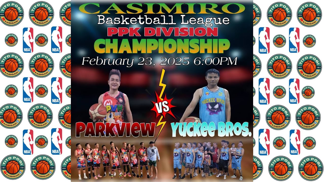 YUCKEE vs PARKVIEW | CHAMPIONSHIP GAME | PPK Division | Casimiro ...
