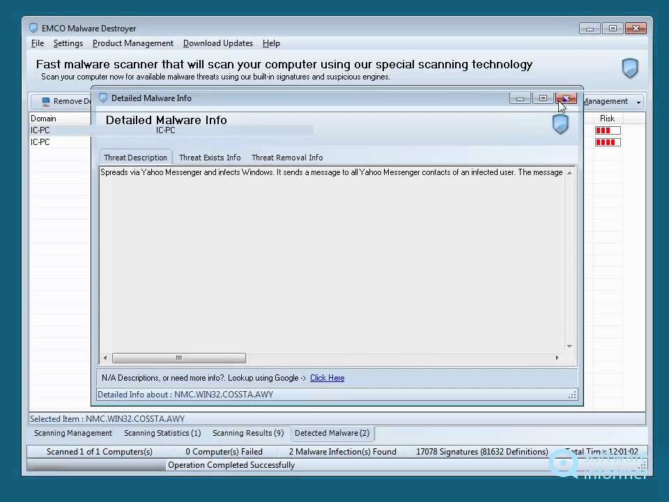 A quick look at EMCO Malware Destroyer - YouTube