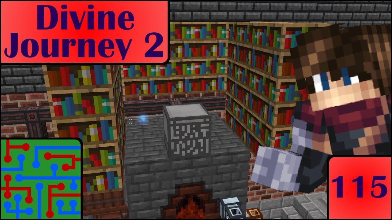 Another Enchanter! | Minecraft: Divine Journey 2 | Episode 115 - YouTube