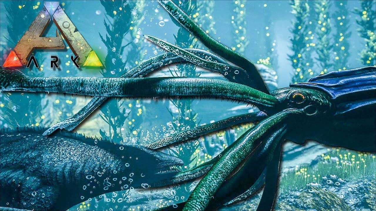 HIGH LEVEL TUSOTEUTHIS (GIANT SQUID) SOLO TAMING! (ARK: Ragnarok) - YouTube