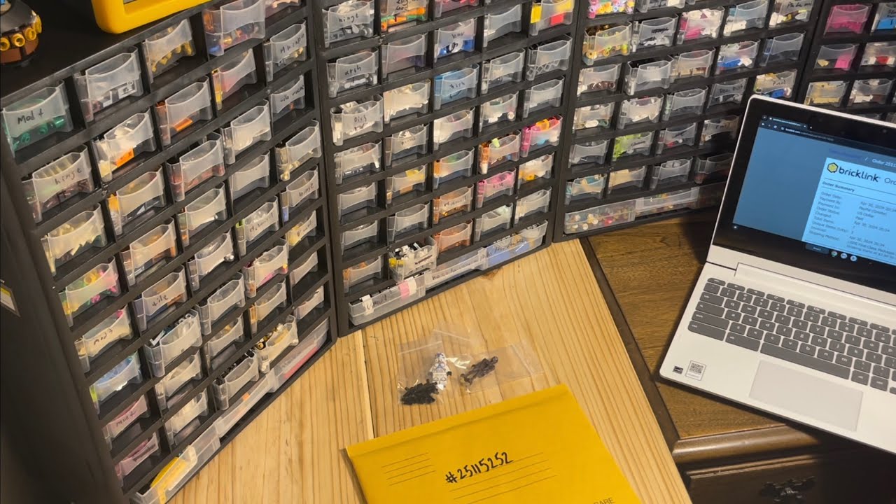 Packing a Bricklink order! - YouTube