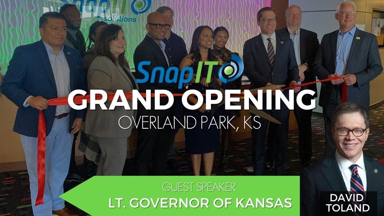 LT. Governor David Toland Speaks at SnapIt Solution's Grand Opening ...