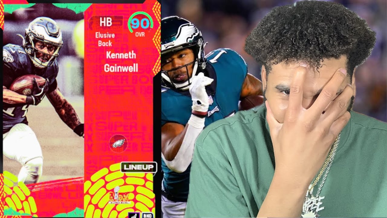90 OVR Kenneth Gainwell + Full Eagles Theme Team | Madden 25 Ultimate ...