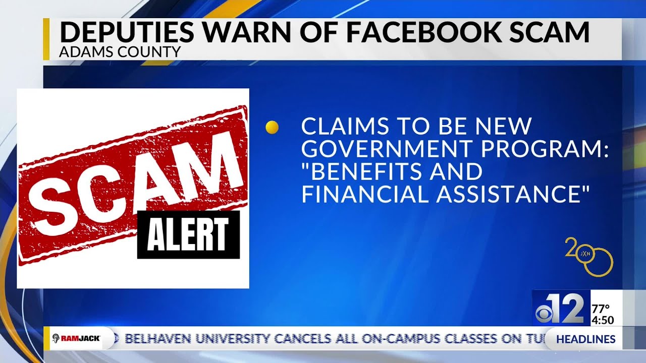 Adams County deputies warn about government assistance scam - YouTube