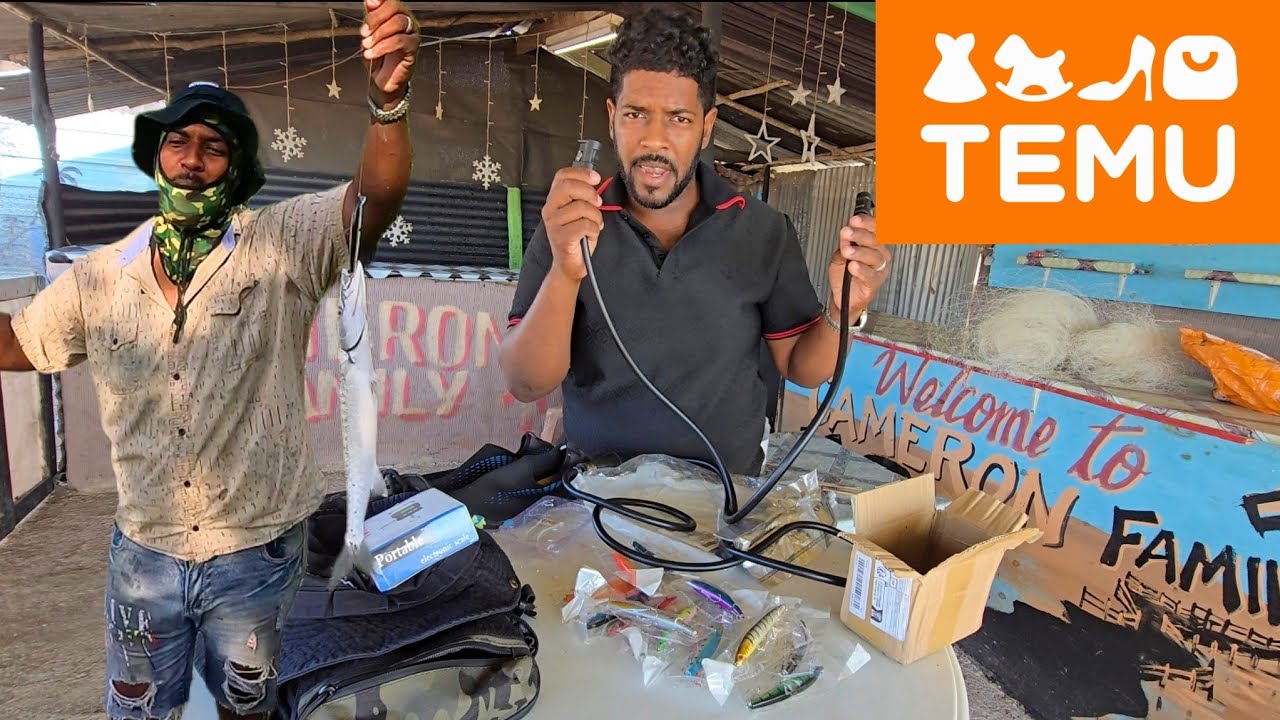 FISHING & EXPLORING THE SEA‼️REVIEWING & UNBOXING TEMU PRODUCTS IN REAL ...