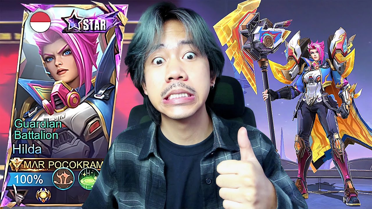 REVIEW SKIN STARLIGHT HILDA GUARDIAN BATTALION - Mobile legends - YouTube