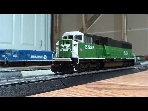 Review: Walthers Mainline SD60M Triclops (BNSF Ex. BN) - YouTube