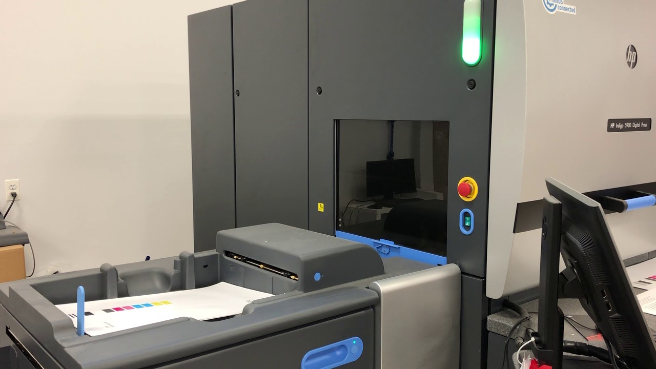 HP Indigo 5900 - YouTube