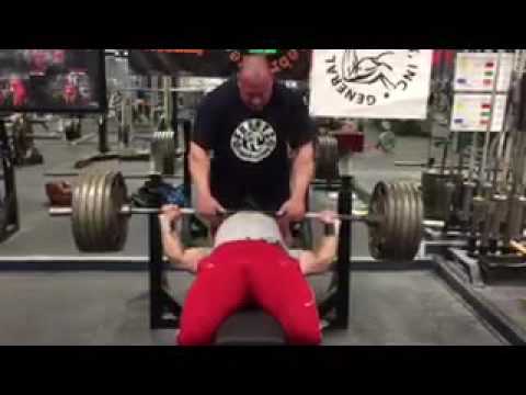 Matt Minuth benchpressing 500 lbs for 5 reps - YouTube