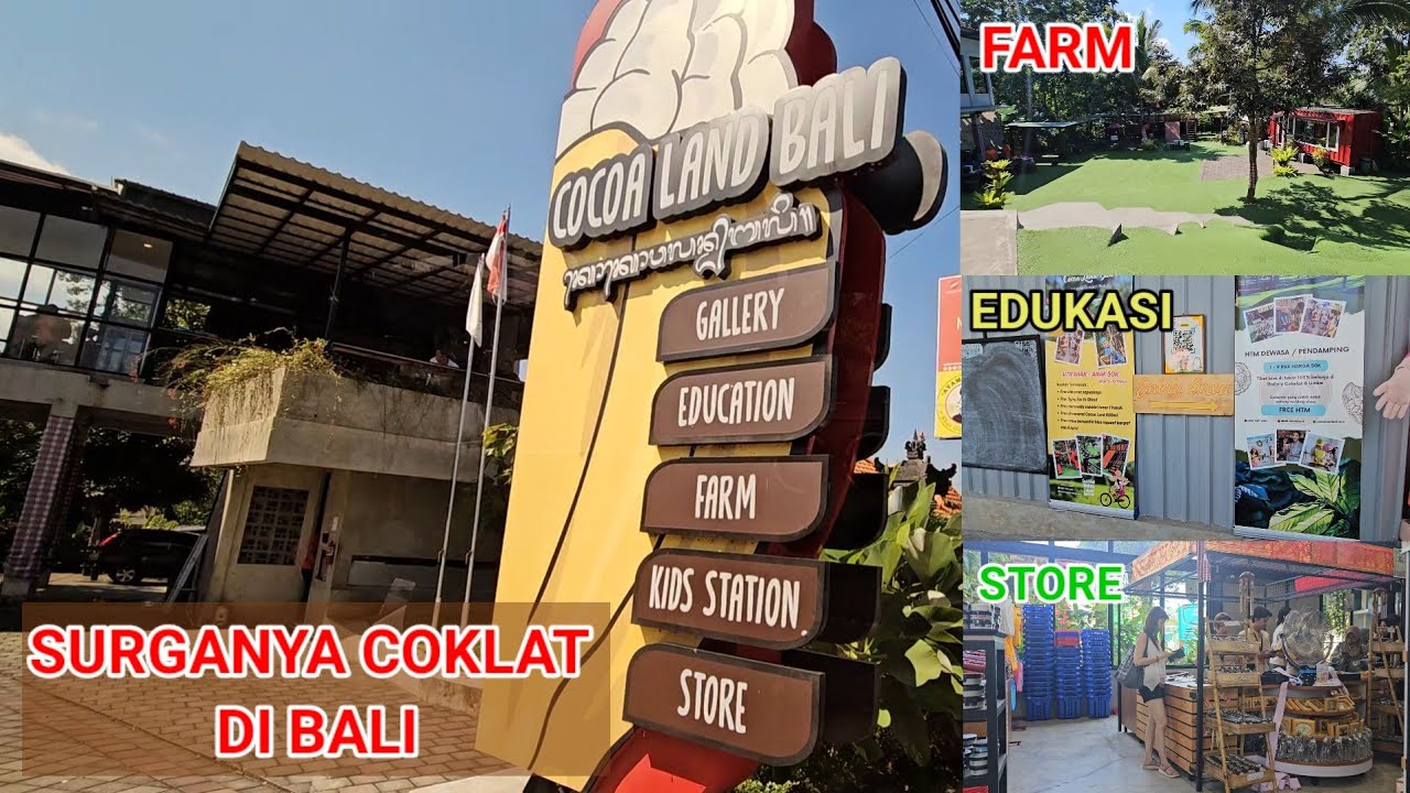 WISATA TERBARU SURGANYA COKLAT DI BALI | COCOA LAND BALI - YouTube