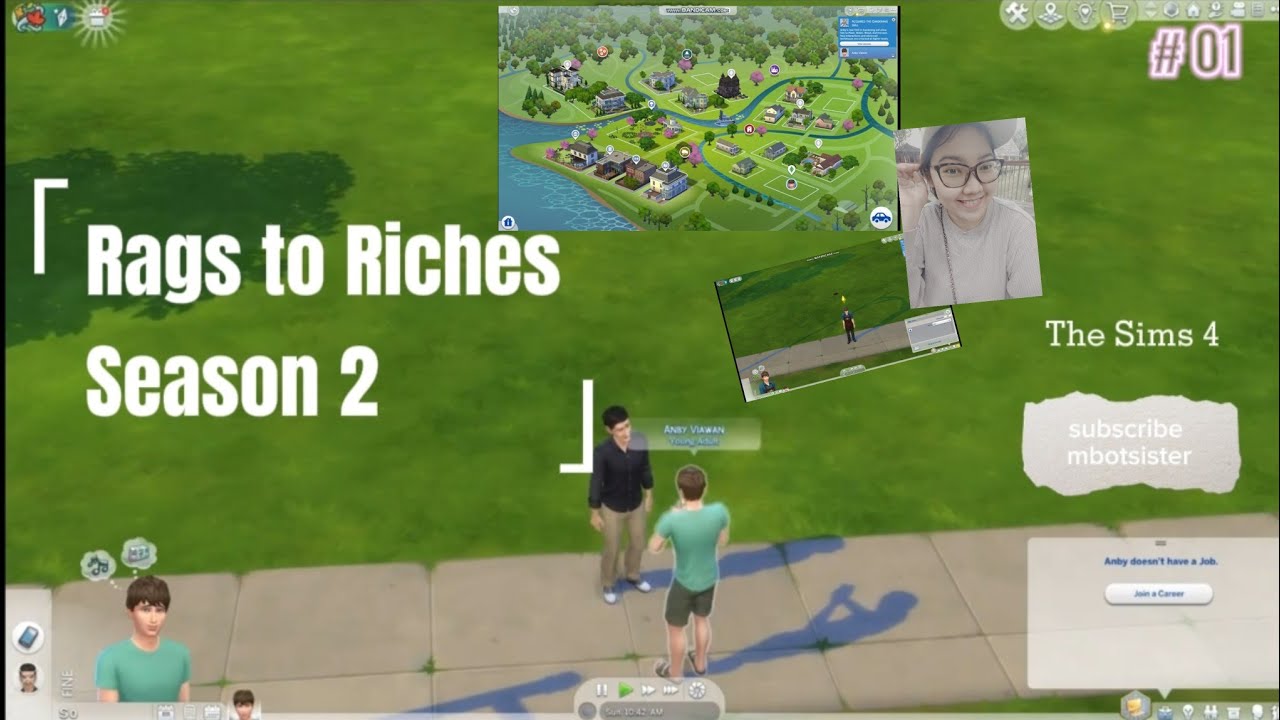 Rags to Riches Season 2 with Anby Viawan Episode 1 The Sims 4 Indonesia ...