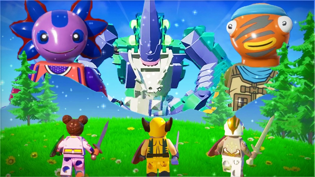 Protect The Build, Keep It! | w/ Kaz in LEGO Fortnite - YouTube