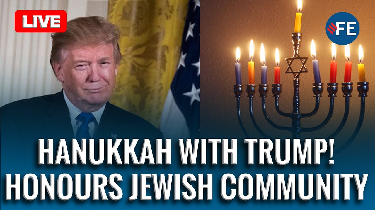 LIVE: Trump Attends Hanukkah Reception | U.S. President Highlights ...