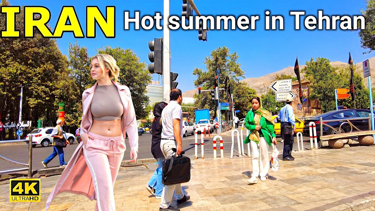 IRAN TEHRAN 🇮🇷 | Walking in the streets of Tehran | 4k HDR 60fps ...