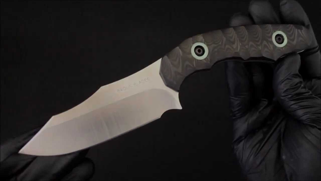 New Custom Fixed Blade - Carbon Fiber/Moon Glow Inlays + - YouTube
