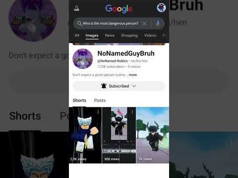 Who is the most dangerous person?   #edit     #Nonamed #roblox