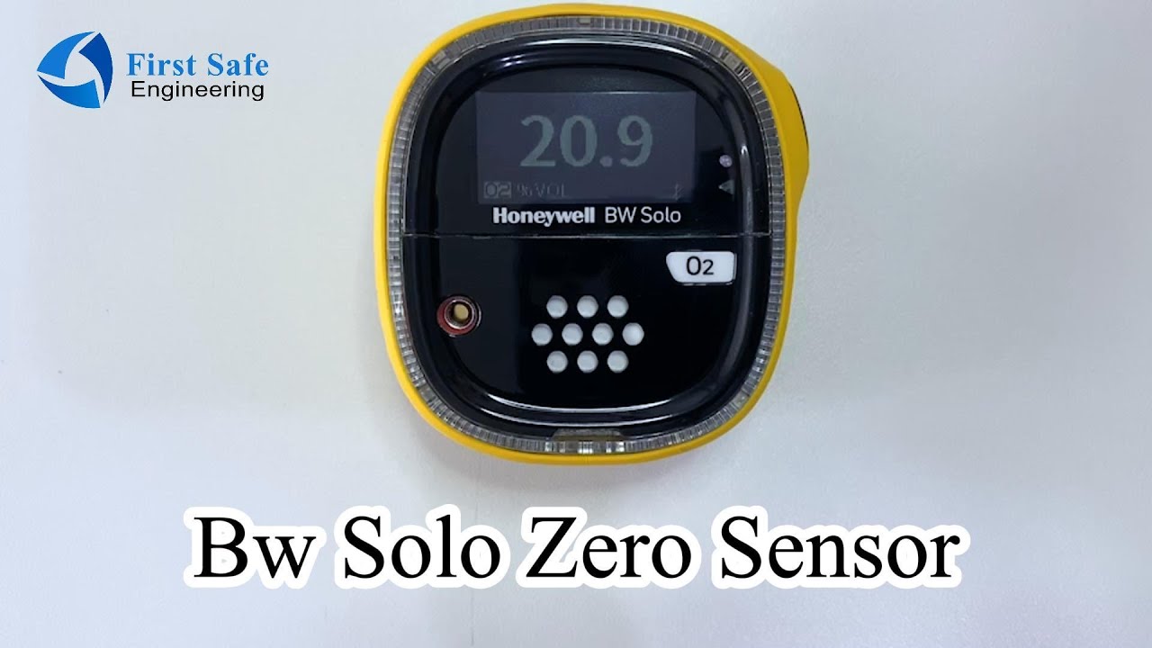 วิธีการ Zero Sensor | Honeywell BW Solo Gas Detector - YouTube