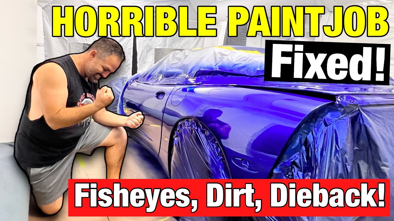I FIXED One of My Worst Paint Jobs in My Own Home Garage! - YouTube