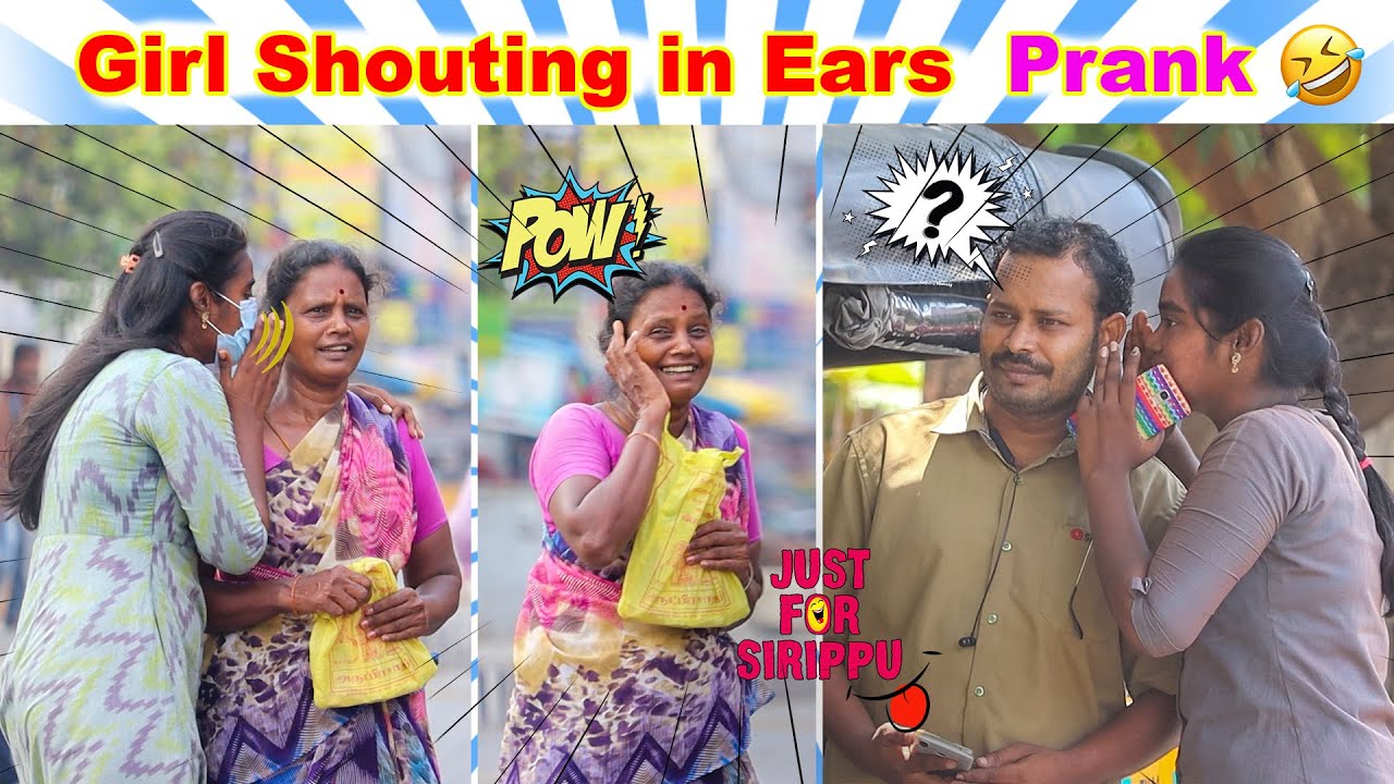 Girl Shouting in Ears PRANK 😂😂 | Ultimate Public Reactions 😍| Just For ...