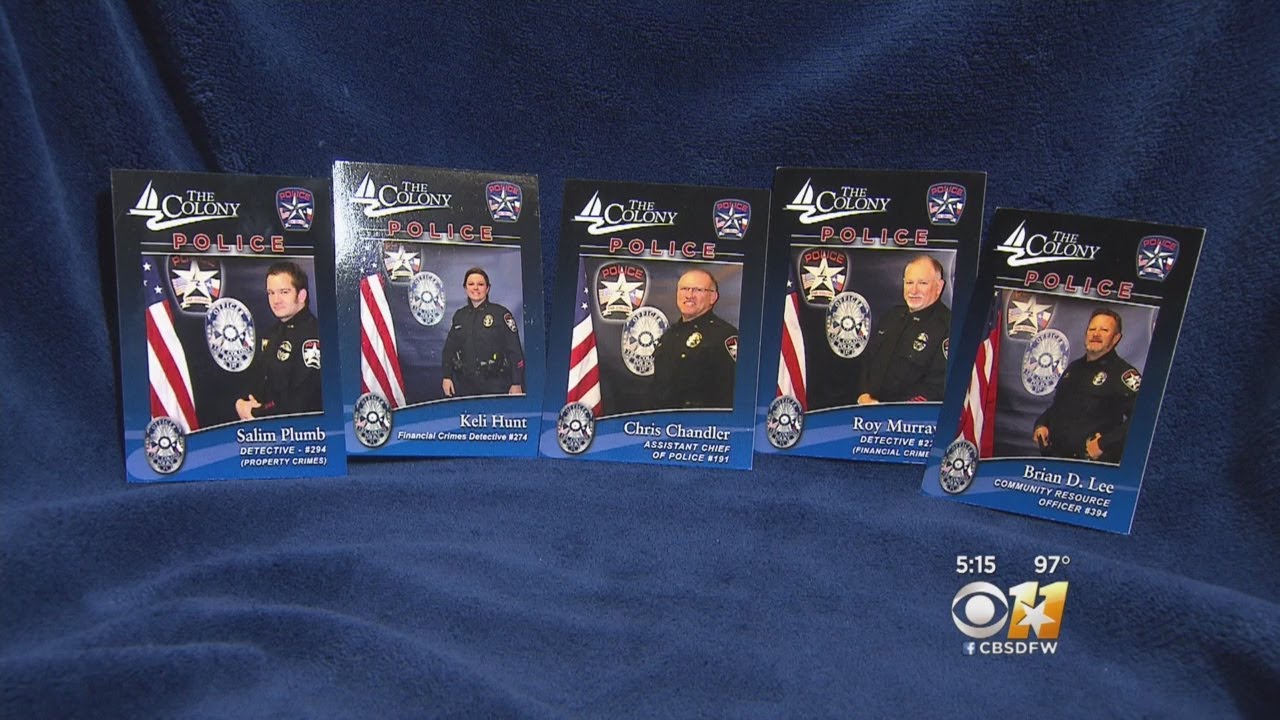 Department Hands Out Custom Police Trading Cards Promoting Officers ...