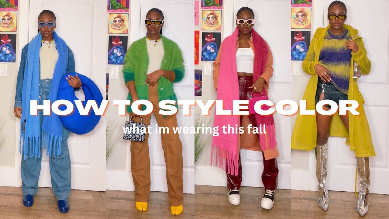 HOW TO STYLE COLOR FOR FALL | What I am Wearing This Fall | Fall ...