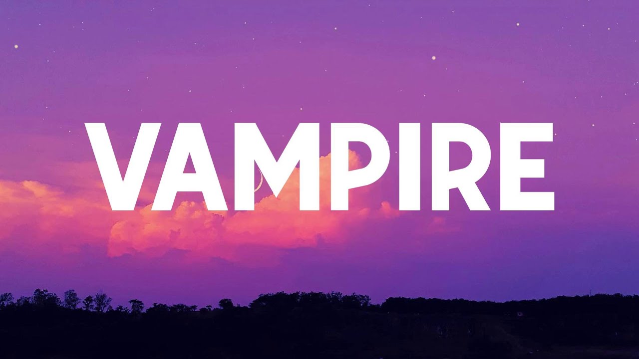 Olivia Rodrigo - vampire (Lyric Video) - YouTube