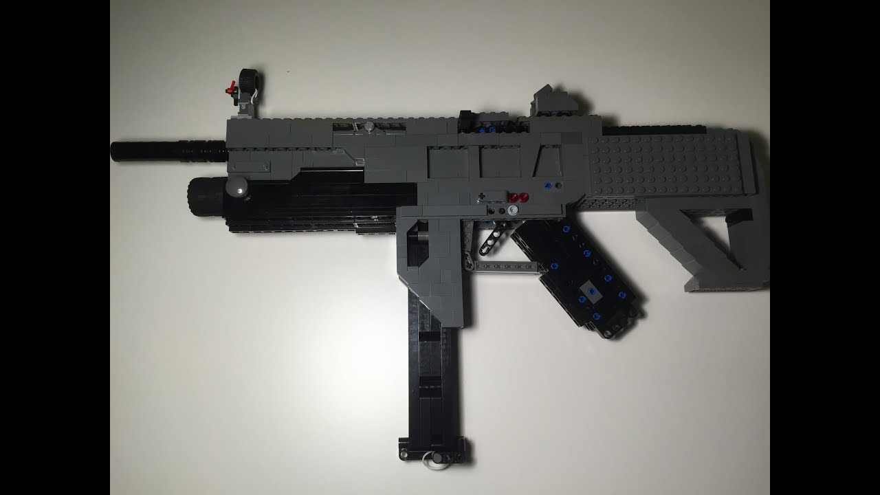 Lego Kuda SMG with 4 attachments - YouTube