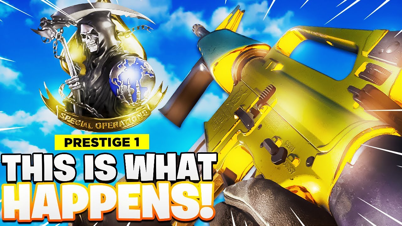 ENTERING PRESTIGE 1 in BLACK OPS COLD WAR! - What Happens When You ...