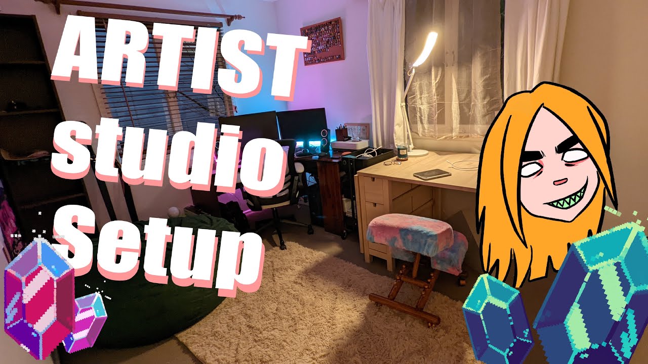 Artist Studio setup/Office makeover | VLOG | - YouTube