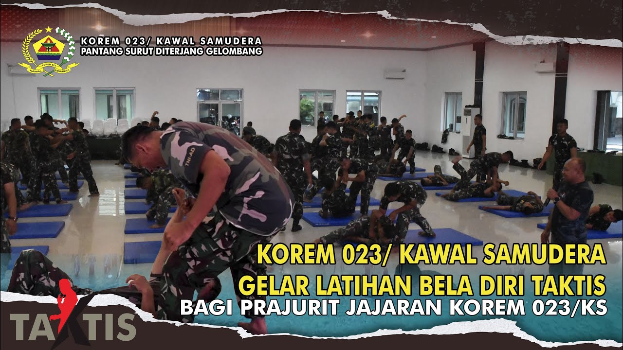 Untuk Mengasah Kemampuan Prajurit, Korem 023/KS Gelar Latihan Bela Diri ...