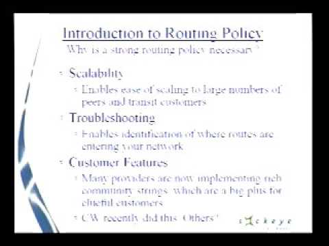 Tutorial: Routing Policy Implementation Guide - YouTube