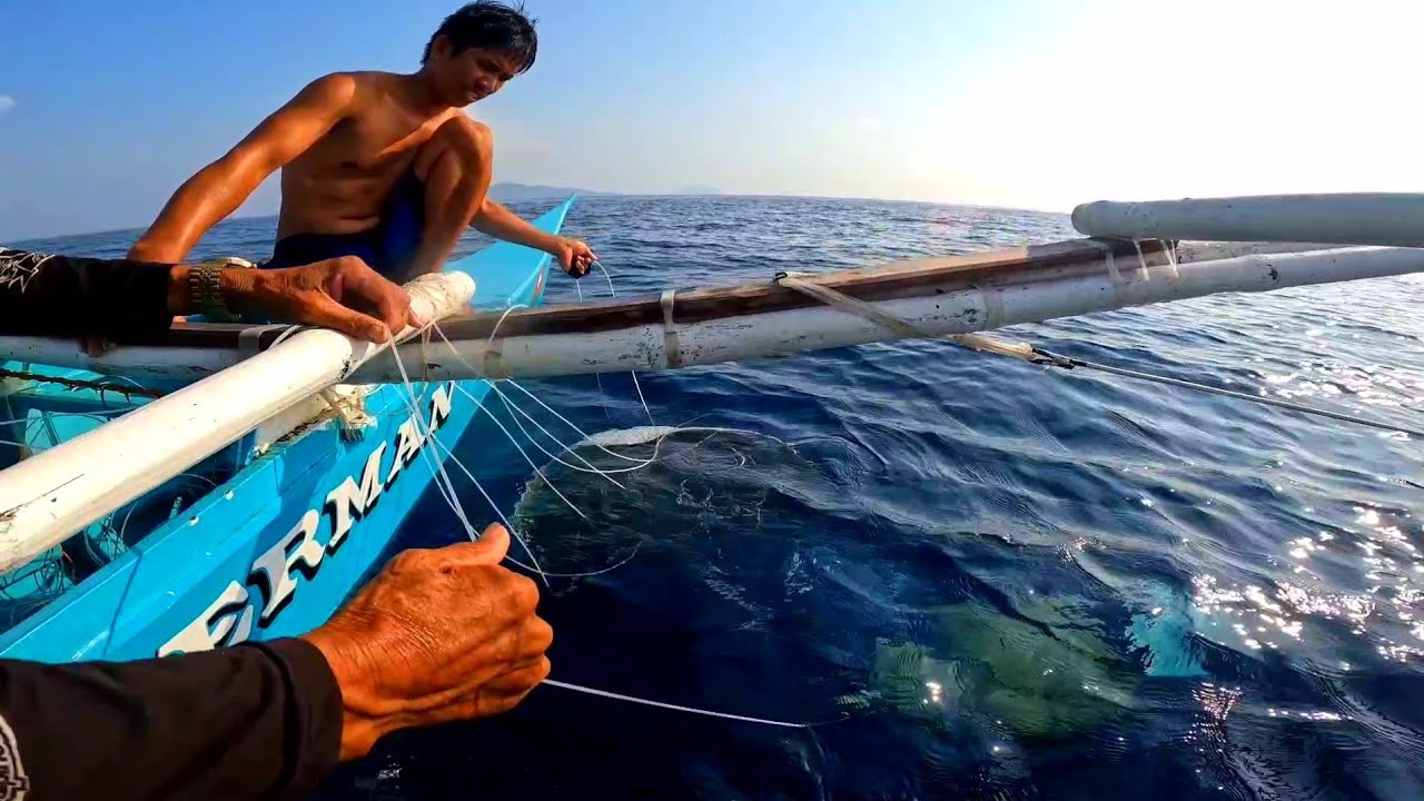 Big mamaw catch palanggre × subid-subid catch and cook - YouTube