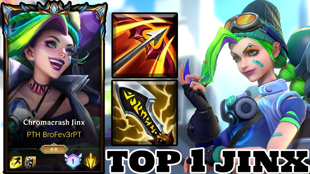 Wild Rift Jinx - Top 1 Jinx Gameplay (Quadra kill X2) Rank Challenger ...
