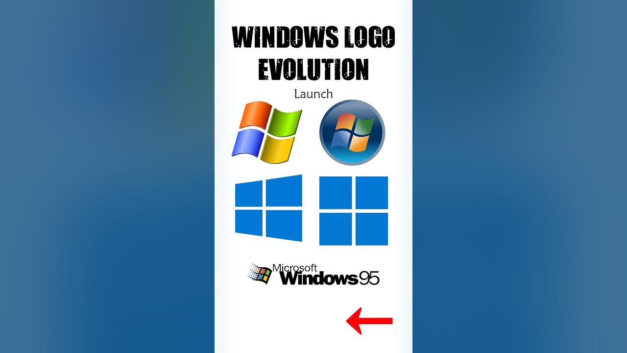 Microsoft Windows LOGO Evolution #trending #evolution #history #windows ...