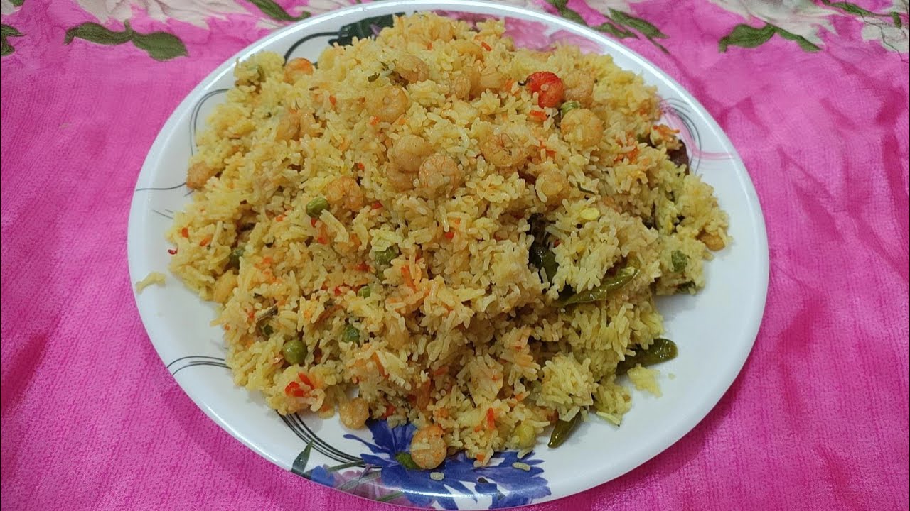 Jhinga Pulao Recipe|Prawns Pulao recipe|@rizwanakitchenvlog - YouTube