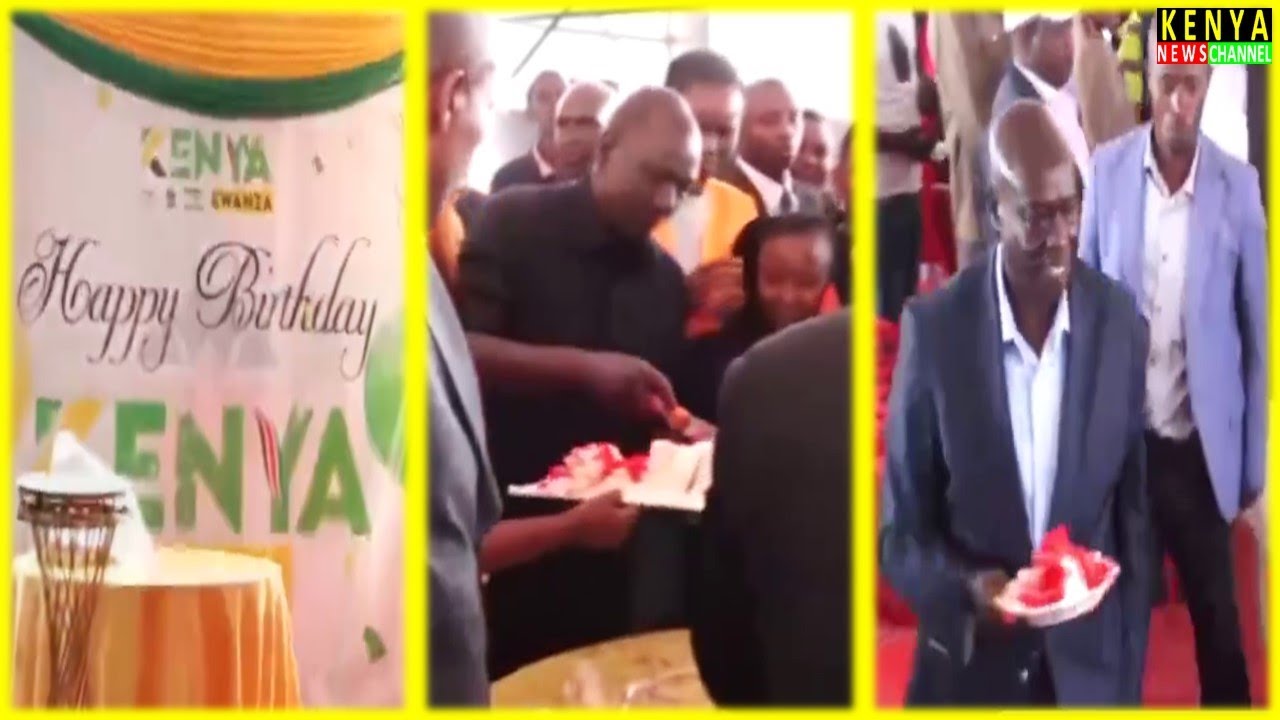 Happy Birthday Kenya Kwanza - Ruto & Gachagua surprised with Cake by ...