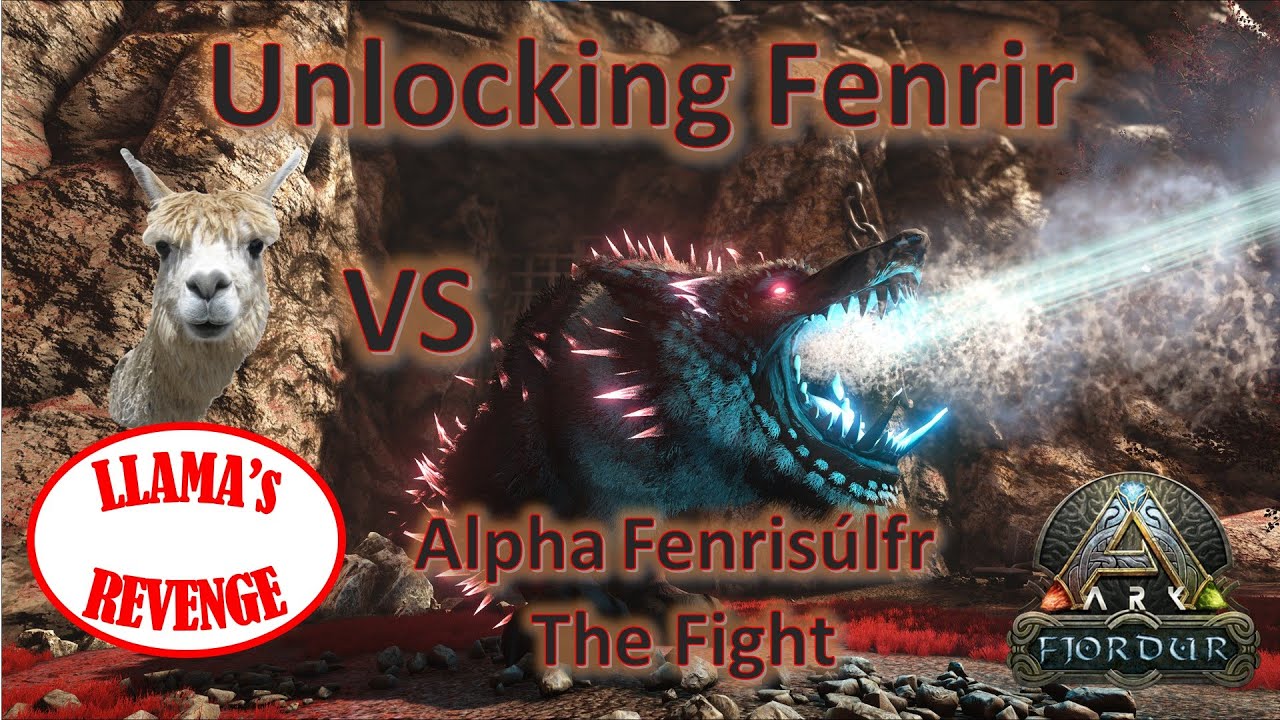 ARK : Alpha Fenrir Solo on Fjordur - Llama's Revenge - Official PS4 PVE ...