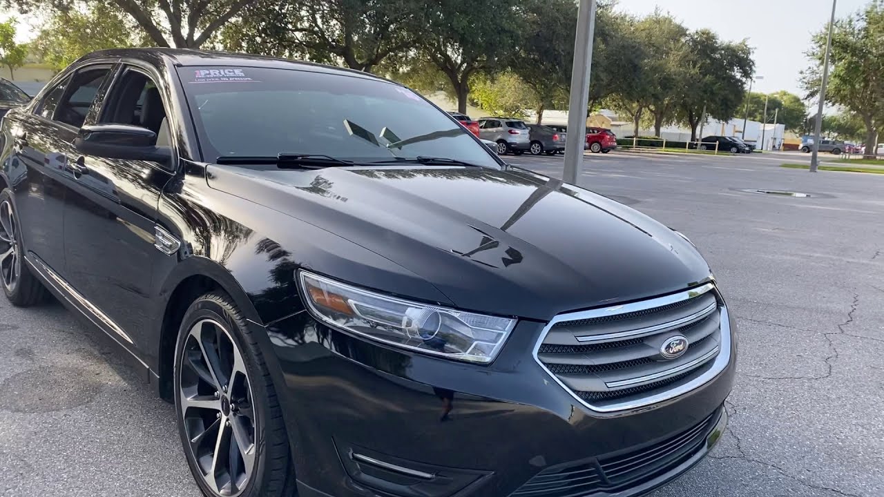 2016 Ford Taurus SEL Sedan AWD Black 3.5l V-6 - YouTube