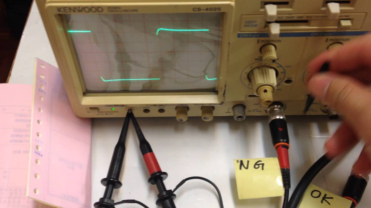 IMG 2268 CP260N oscope probe no good - YouTube