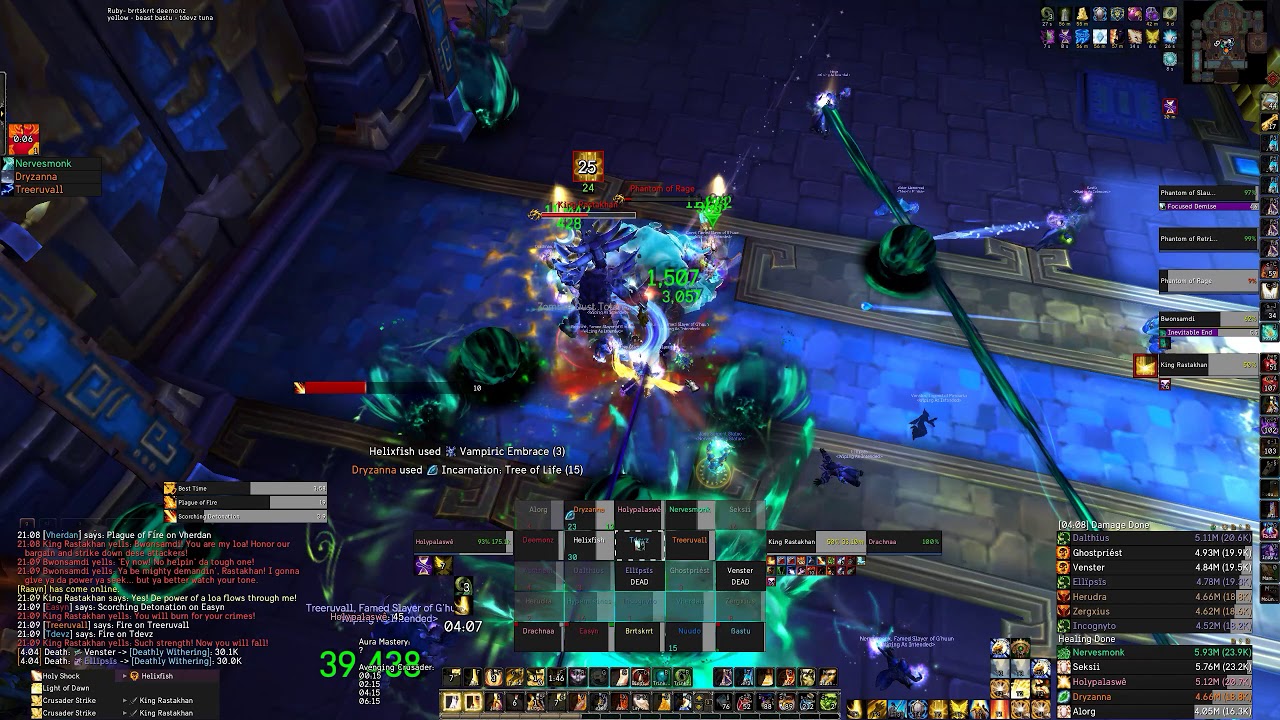 King Rastakhan Heroic - Battle of Dazar'alor - Holy Paladin POV - YouTube