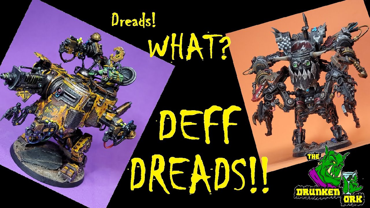 Deff Dreads! Kitbashing the iconic Warhammer 40k Ork walkers - YouTube