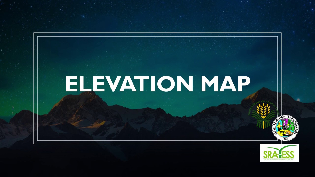 How to create an Elevation Map - YouTube