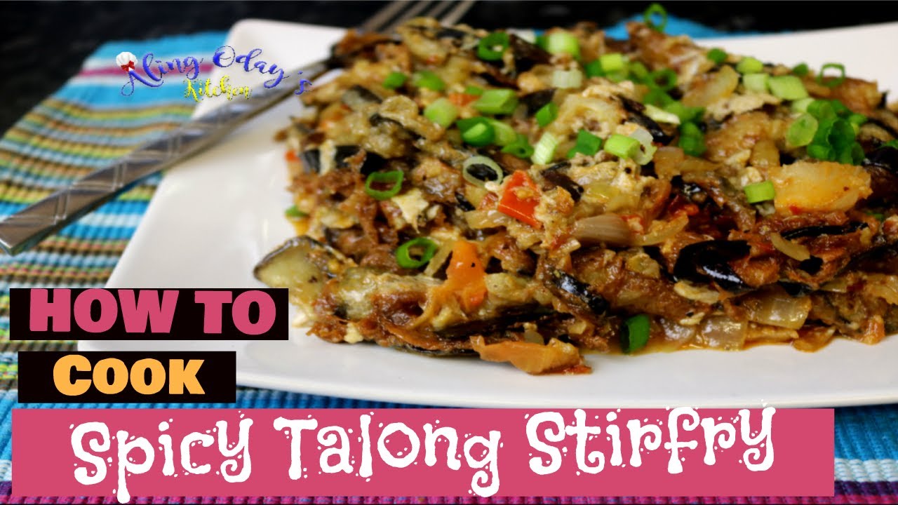 How to Cook Spicy Talong Stirfry - SWAK SA BUDGET - YouTube