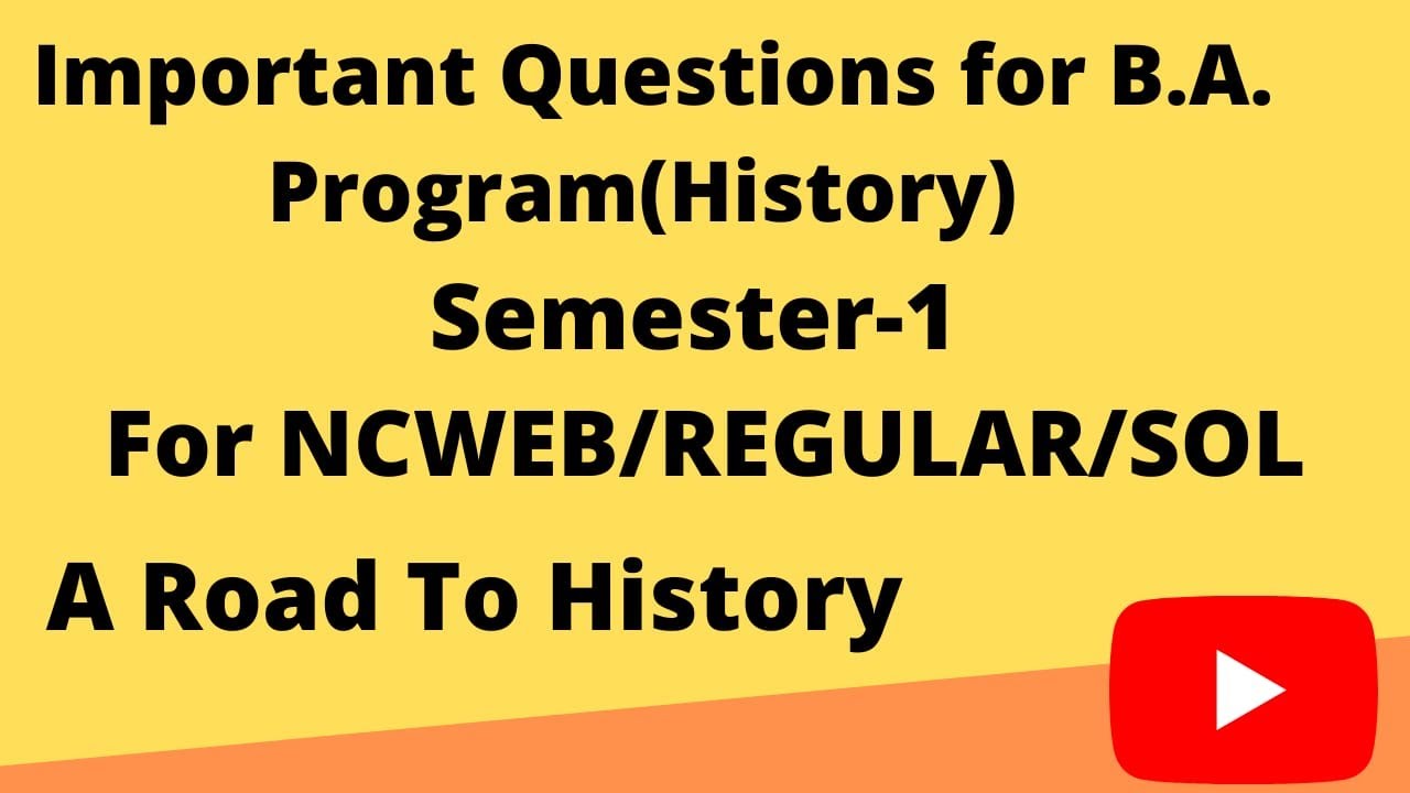 IMPORTANT QUESTIONS For Semester 1 Exam NCWEB SOL REGULAR B A PROG important-questions-for-semester-1-exam-ncweb-sol-regular-b-a-prog