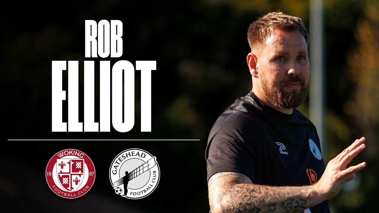 "We're in a good place" 🙌 | Rob Elliot pre-Woking (A) | INTERVIEW - YouTube
