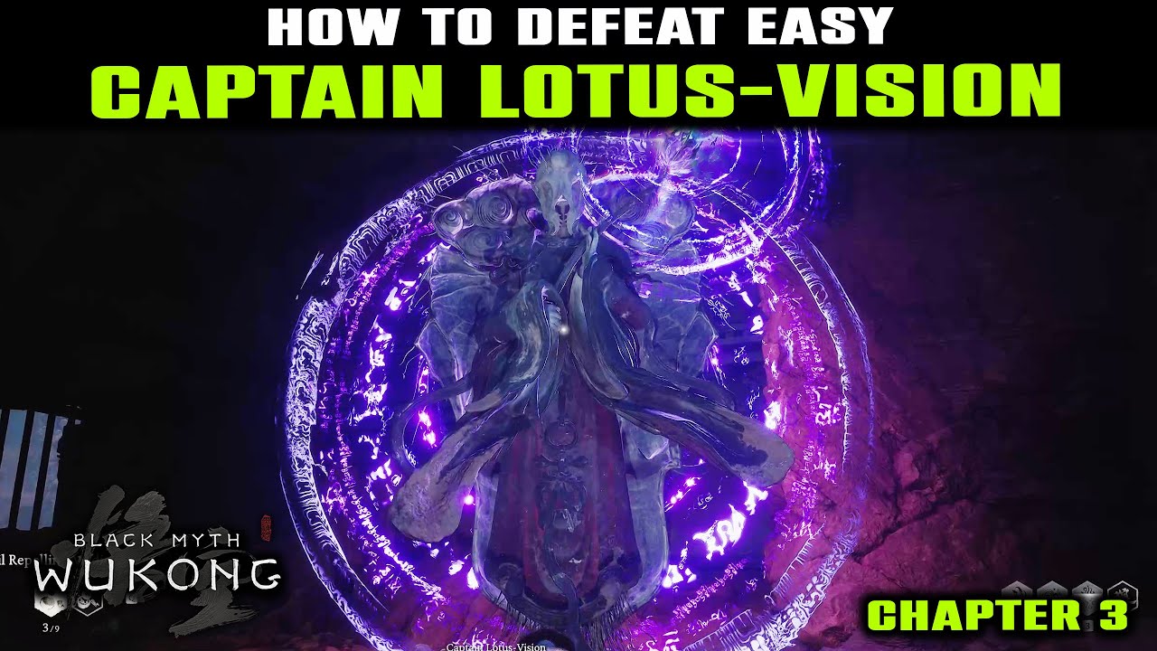 How to DEFEAT Captain Lotus-Vision Boss EASY | Boss Fight Chapter 3 ...