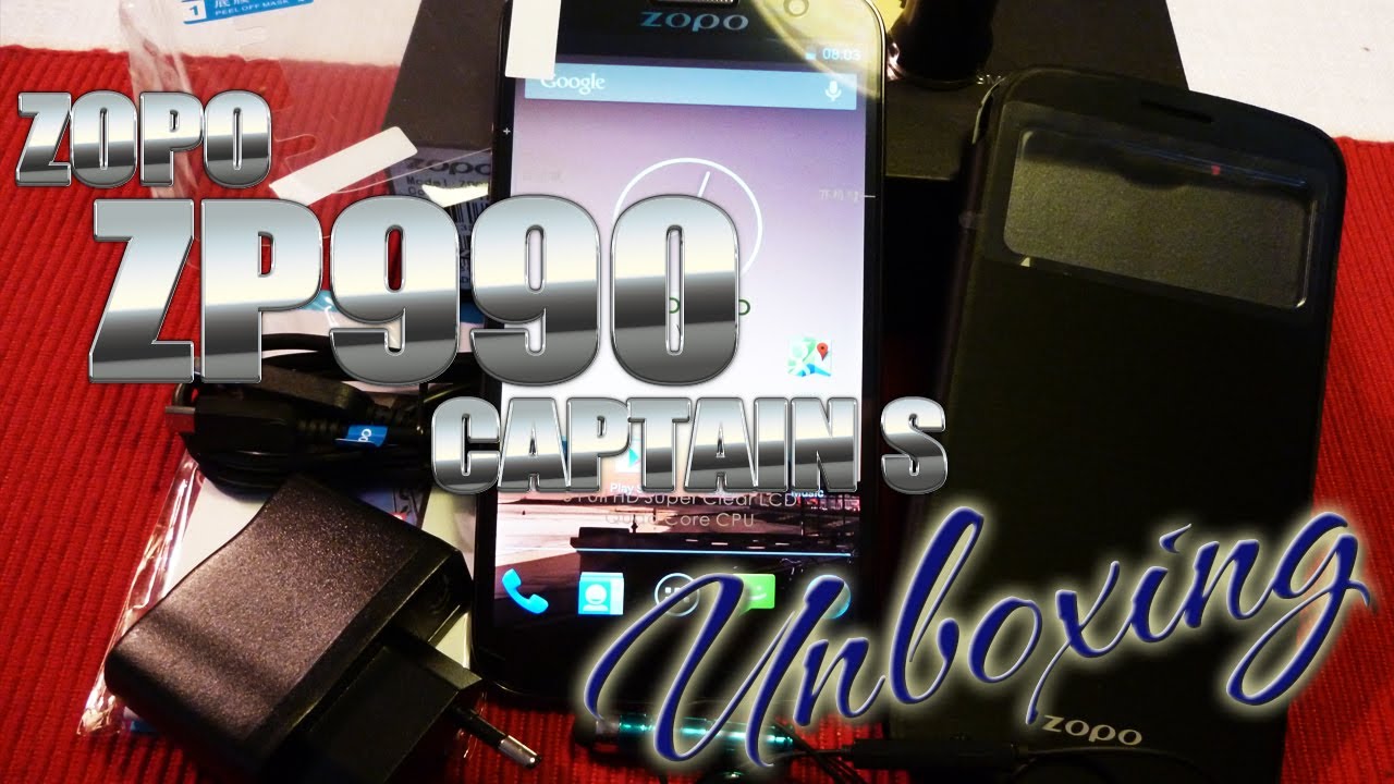 Zopo ZP990 Captain S Phablet Unboxing - MT6589T Quadcore ...