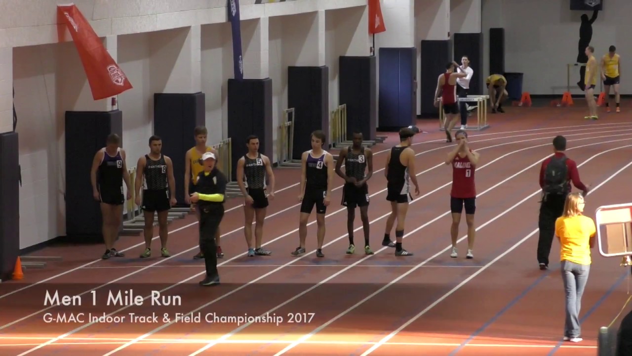 Men 1 Mile Run | G-MAC Indoor Track & Field Championship 2017 - YouTube