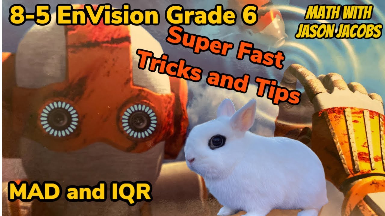 8-5 EnVision Math Grade 6 MAD and IQR Super Fast Tips and Tricks - YouTube