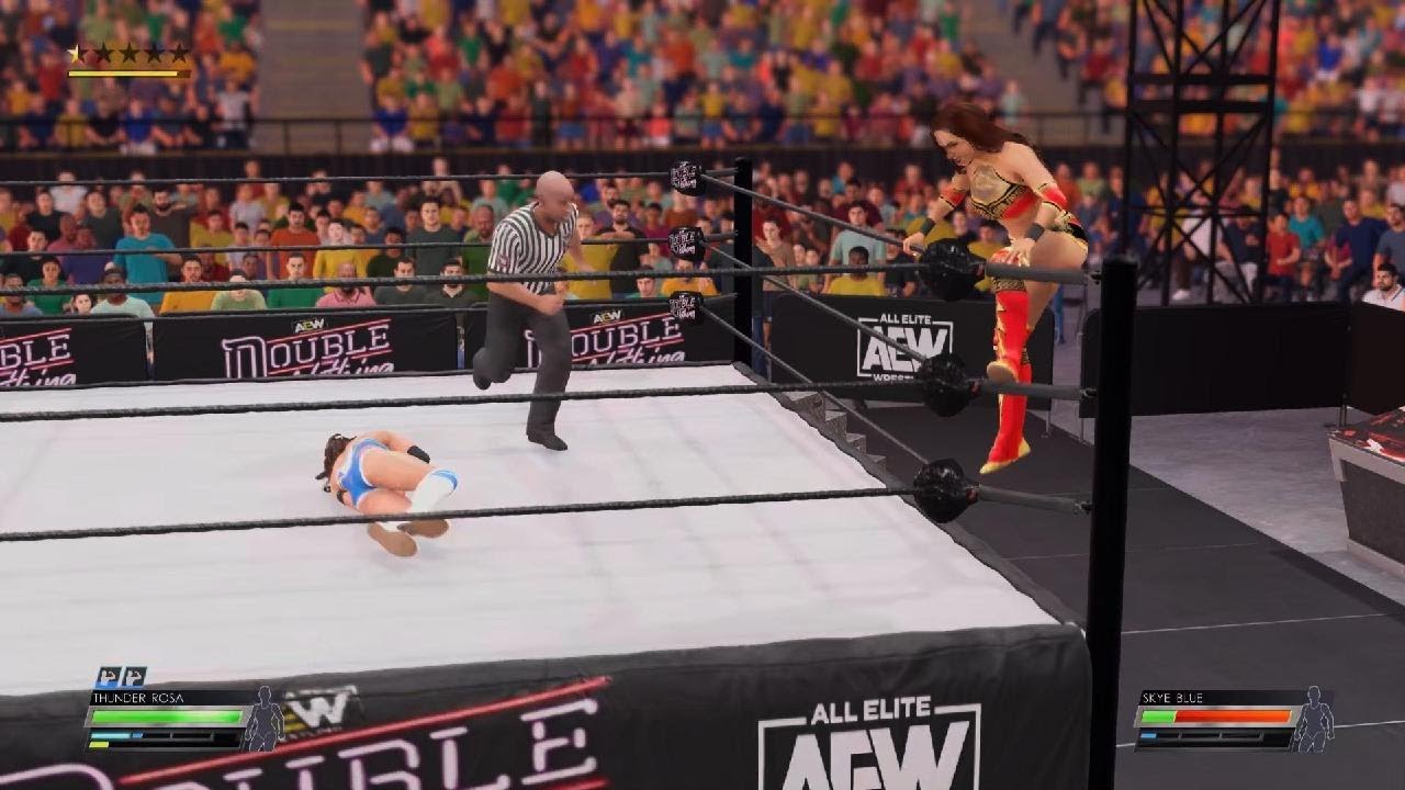 Thunder Rosa vs Skye Blue - YouTube